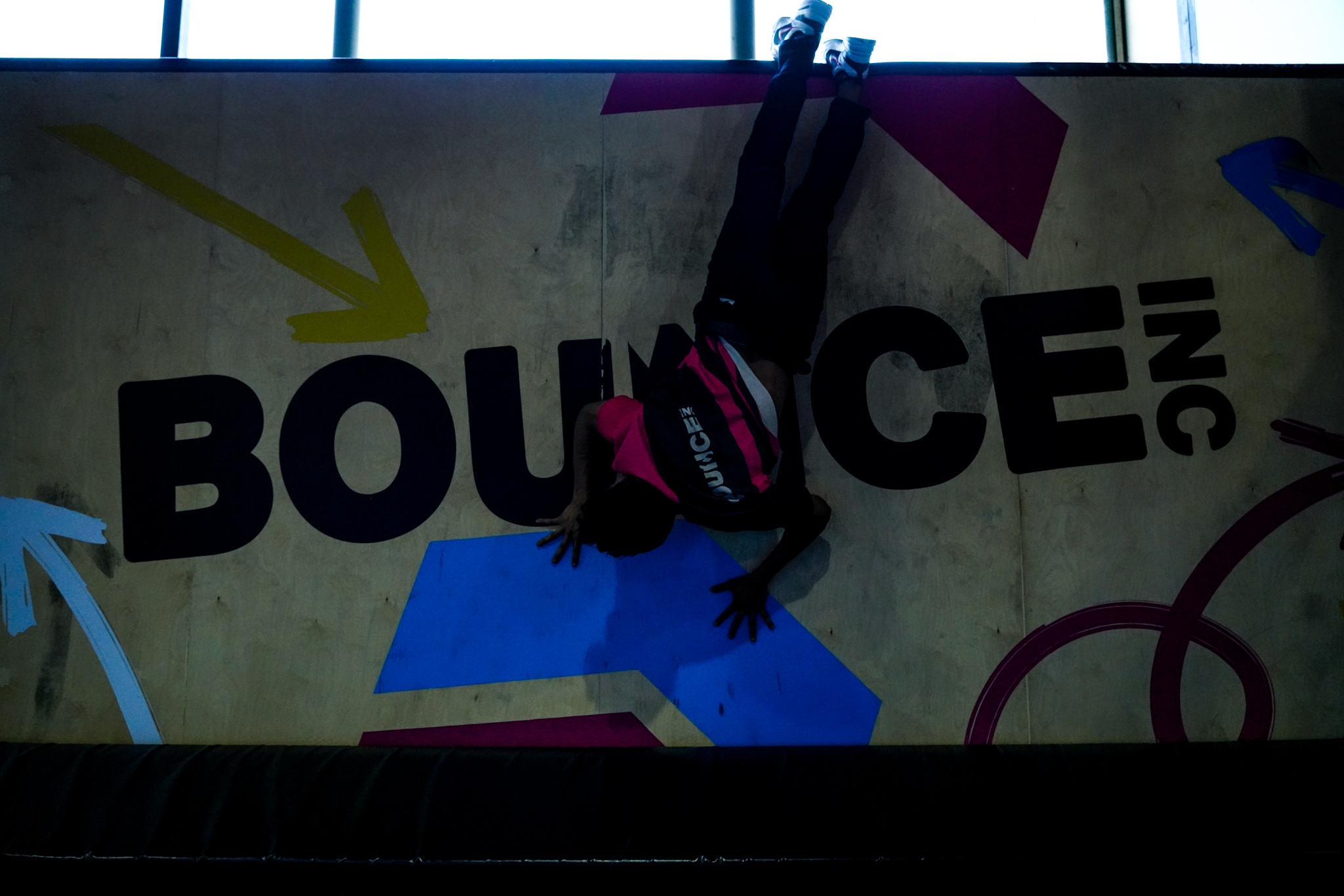 Trampoline Wall Running - BOUNCE Inc