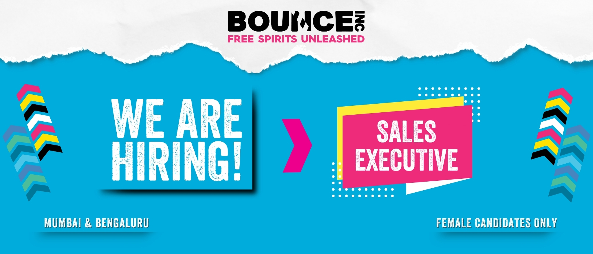 Sales Executive | BOUNCE Trampoline Park | Apply Now