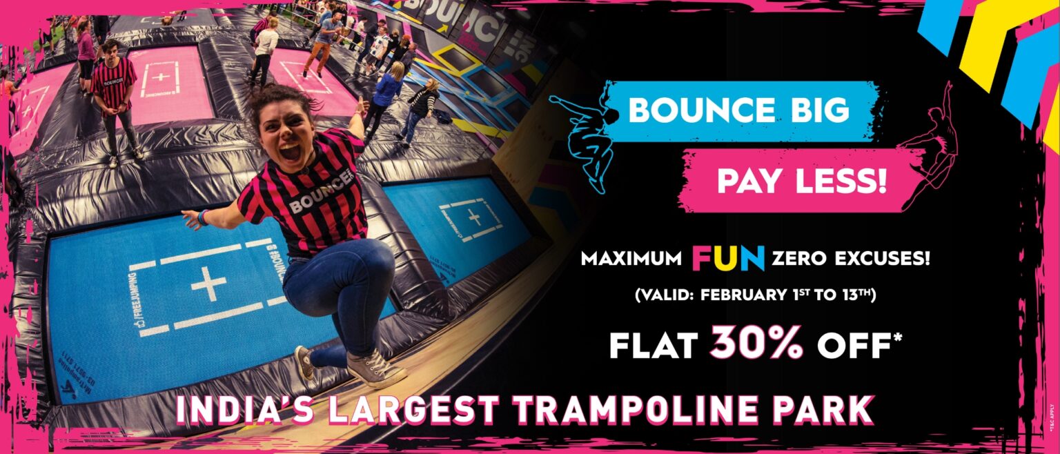 BOUNCE Mumbai Park Ticket Price - BOUNCE Inc