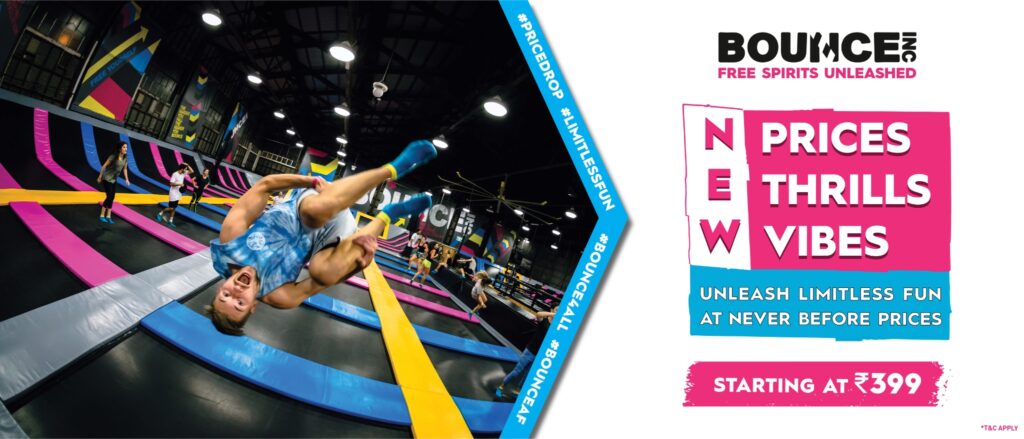 India's Largest Trampoline Park - BOUNCE inc. Book Now!