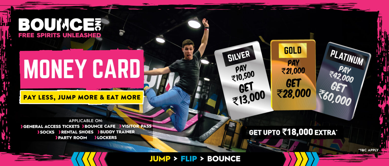 India's Largest Trampoline Park - BOUNCE inc. Book Now!