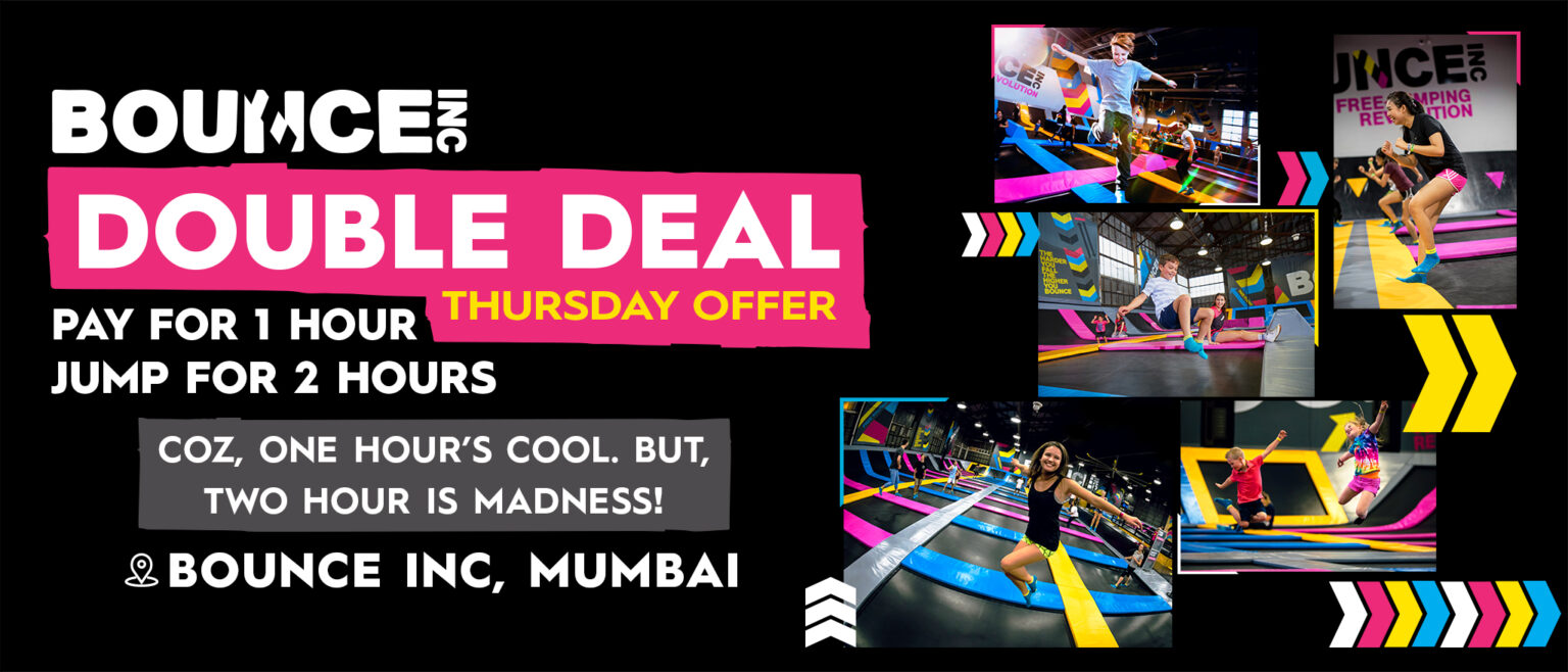 BOUNCE Mumbai Offers & Deals | Best Trampoline Park Discounts