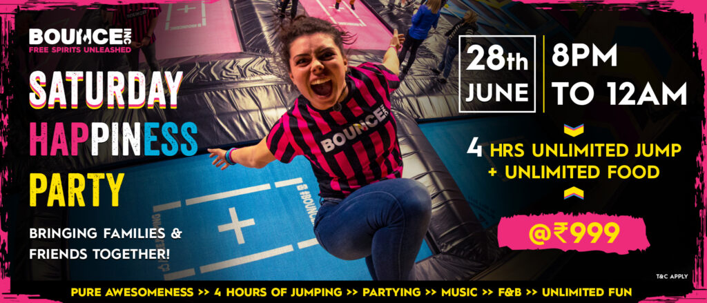 India's Largest Trampoline Park - BOUNCE inc. Book Now!