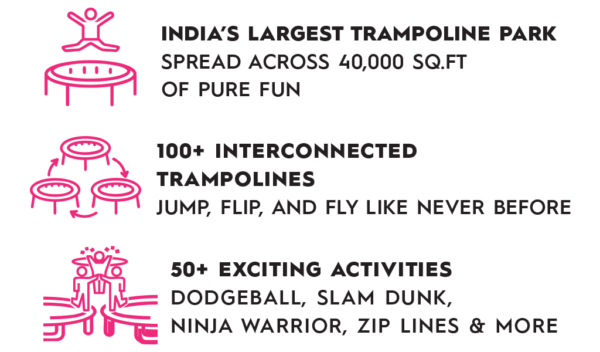 BOUNCE Gurugram – India’s Biggest Trampoline & Indoor Adventure Park