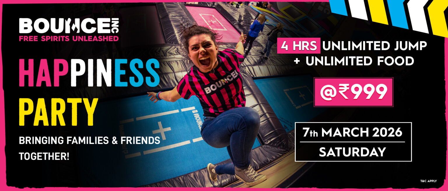 India's Largest Trampoline Park - BOUNCE inc. Book Now!